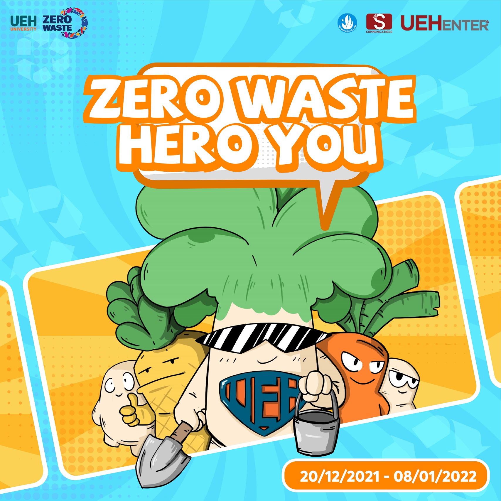 Living Lab UEH Zero Waste Campus: Phát động chiến dịch “Zero Waste, Hero You” – Một thay đổi nhỏ ...